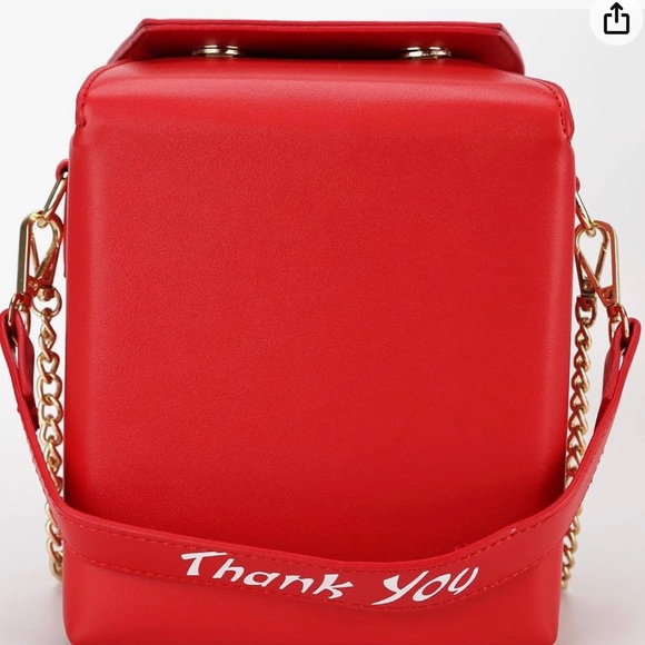 Bags | New Chinese Takeout Box Bag Take Away Crossbody Purse | Poshmark